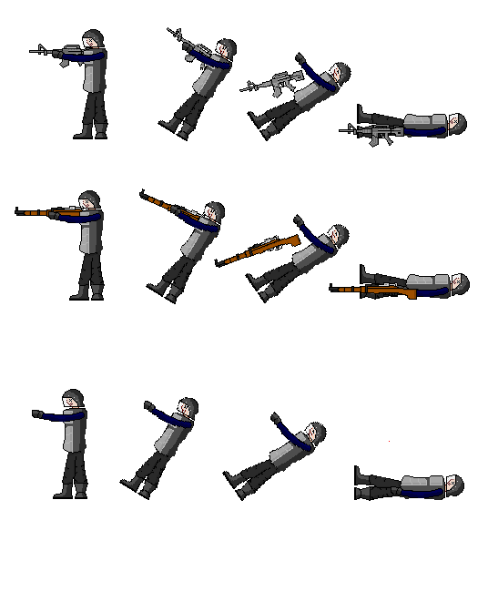 PROJECTWAR: Sprite death animation updated