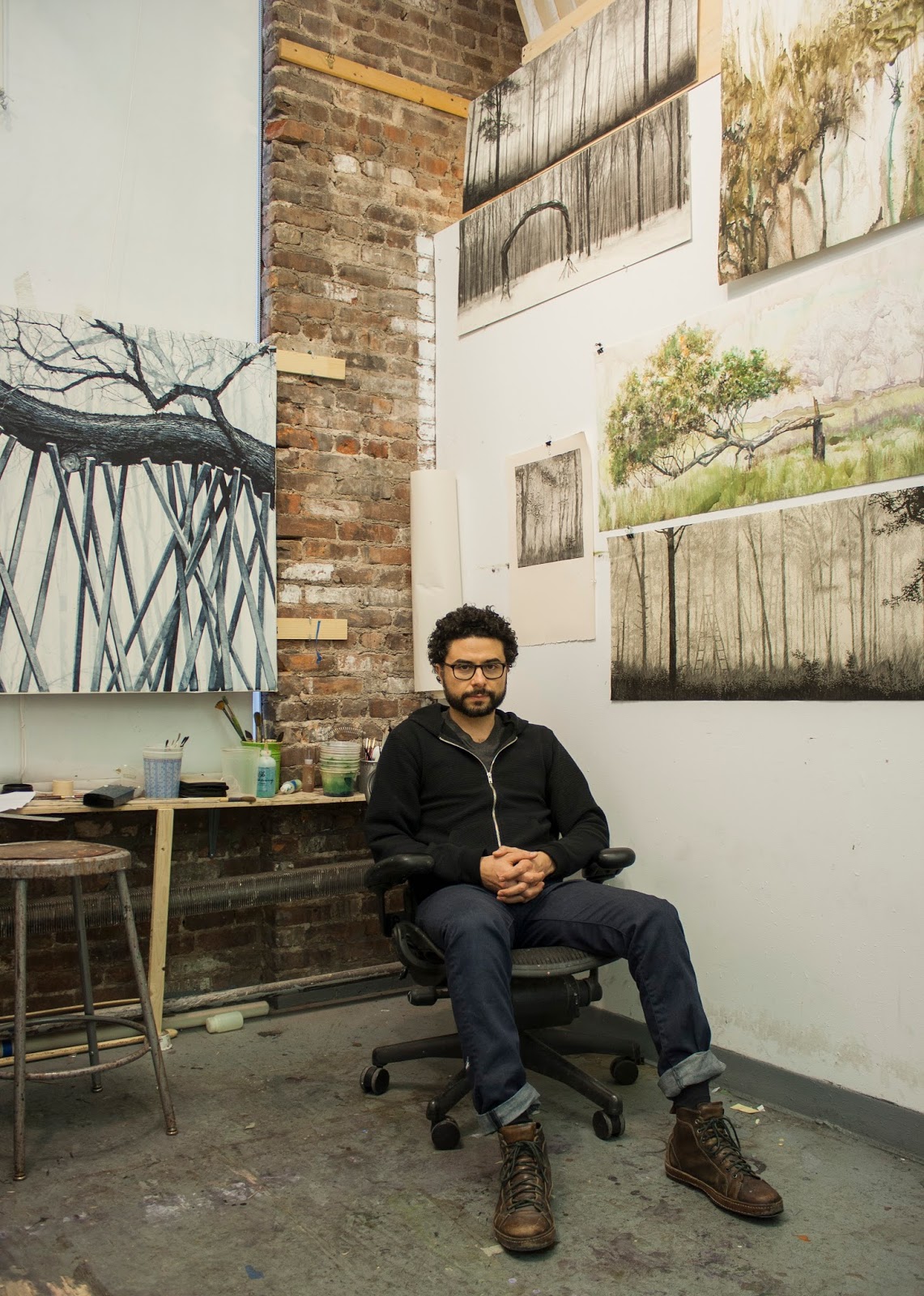 New York Academy of Art: Studio Portrait: Marcelo Daldoce, MFA 2016