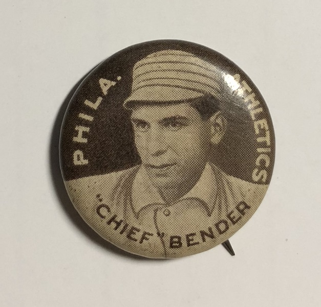 The Five Tool Collector: Chief Bender Sweet Caporal Pinback and S74 Silk