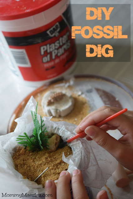 Mommy Maestra: MommyMaestra Summer of Fun: DIY Fossil Dig