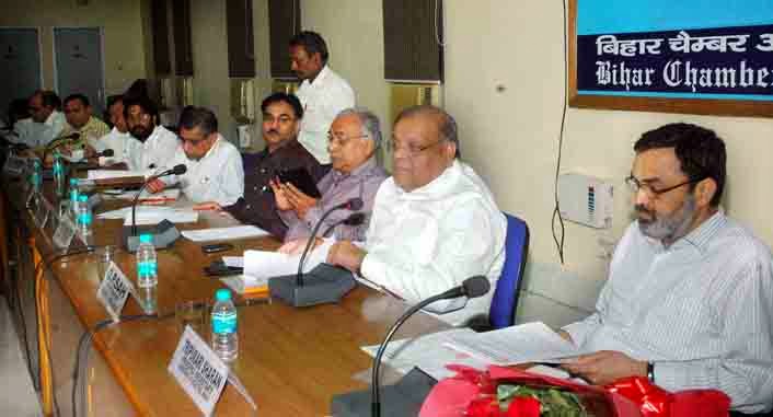 View Patna: Bihar Industry Department secretary Tripurari Sharan holds ...