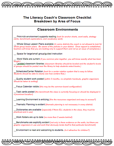 The Coaching Network: Starting Point for Literacy Coaches