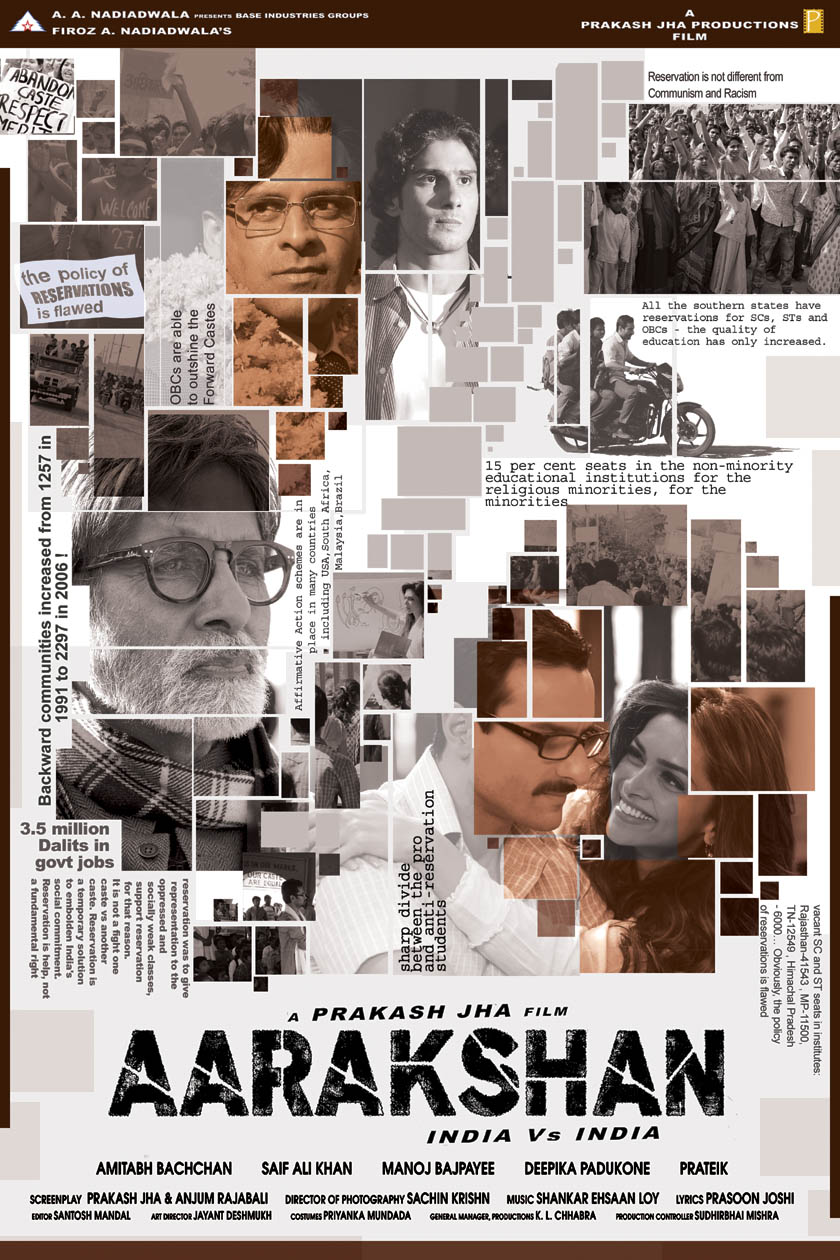 TAMASHA Publicity: AARAKSHAN :: some of the CONCEPT POSTER DESIGNS