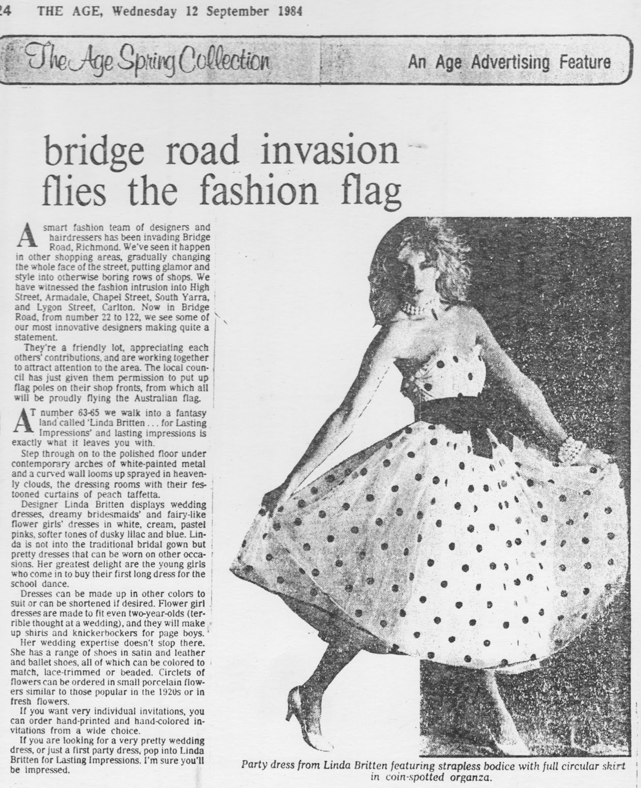 Linda Britten Australia: From the Archives