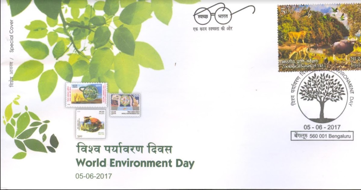 Rainbow Stamp Club: Special Covers on World Environment Day