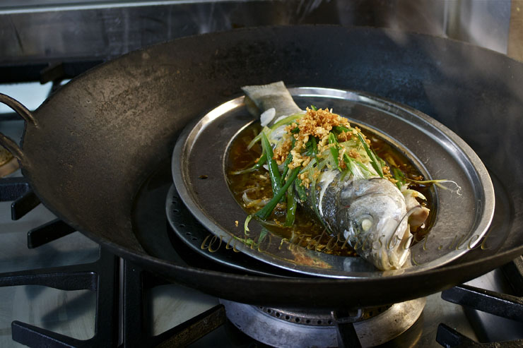 Adora's Box: STEAMED SEA BASS