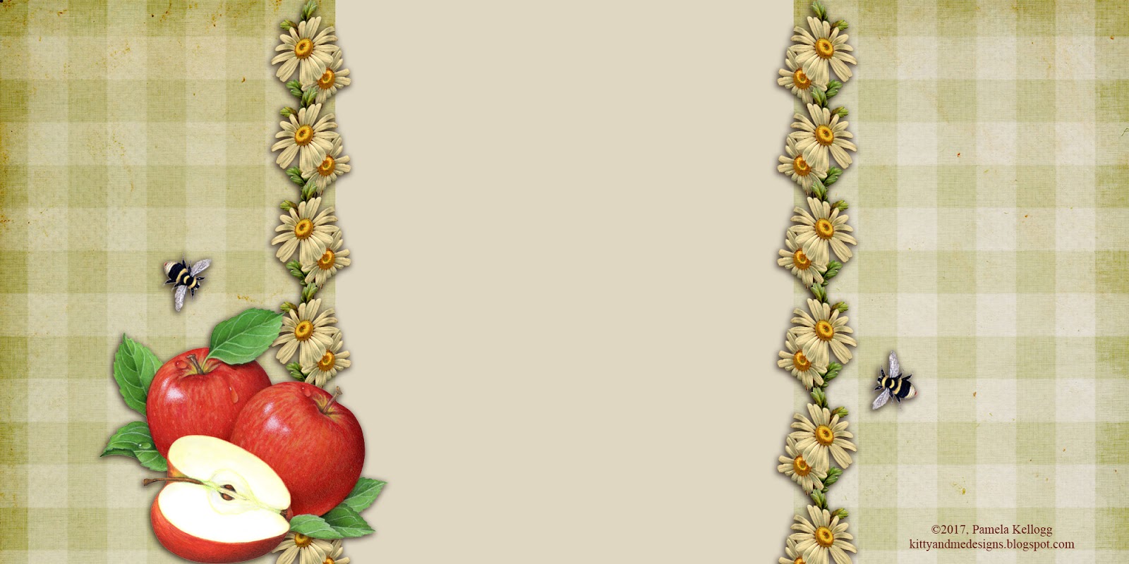 Kitty And Me Designs: September Free Blog Background