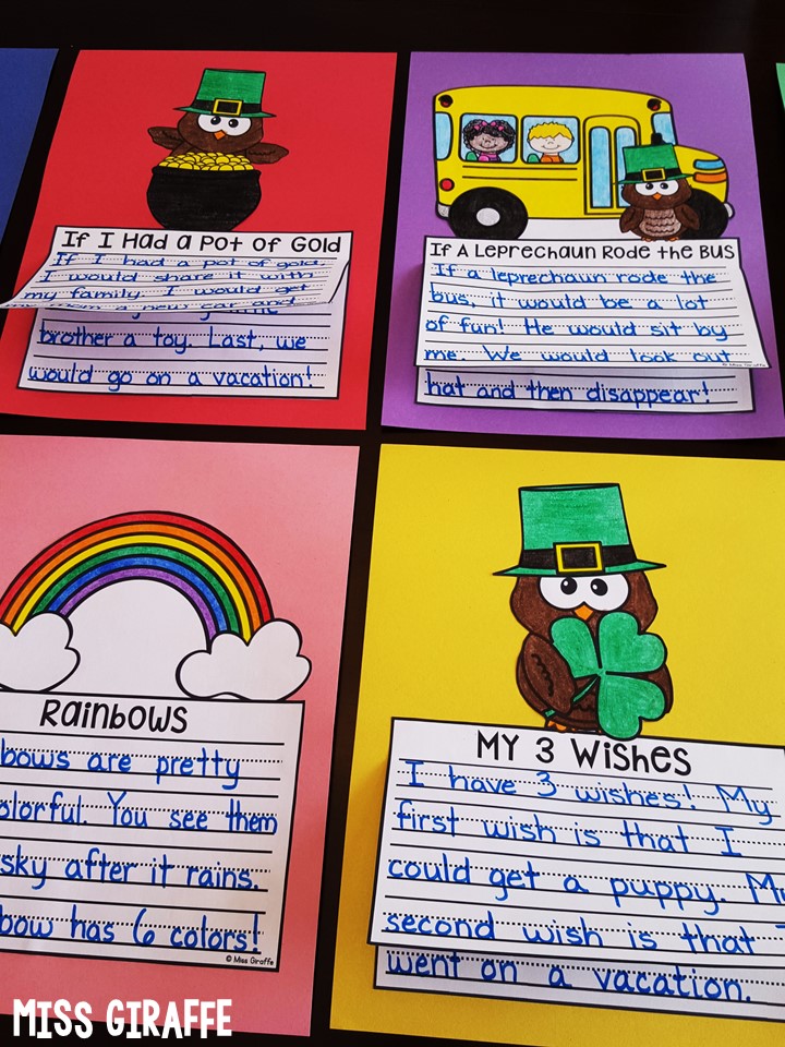 Miss Giraffe's Class: March Writing Activities and Bossy R Activities