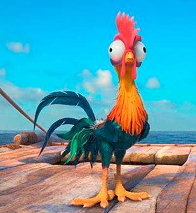 Hei Hei galo da Moana Disney | Novos filmes da disney, Moana da disney ...