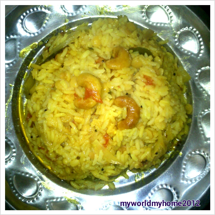 All about my world...: Arisi Paruppu Sadham