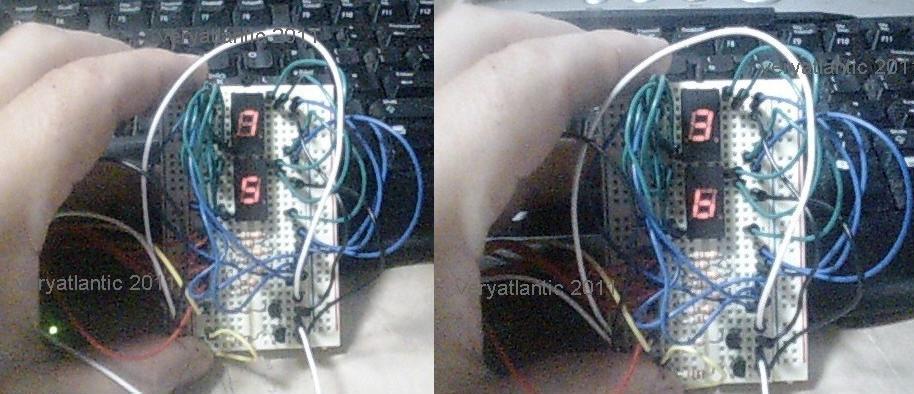 Minutes: 023 SEVEN-SEGMENT LED DISPLAY - DOUBLE DIGIT