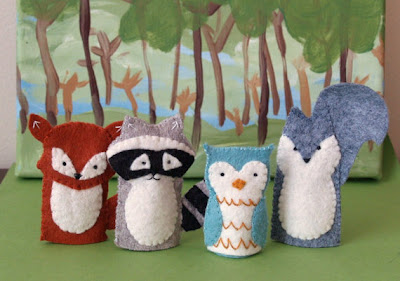 Nerdy Strawberry: Finger Puppets