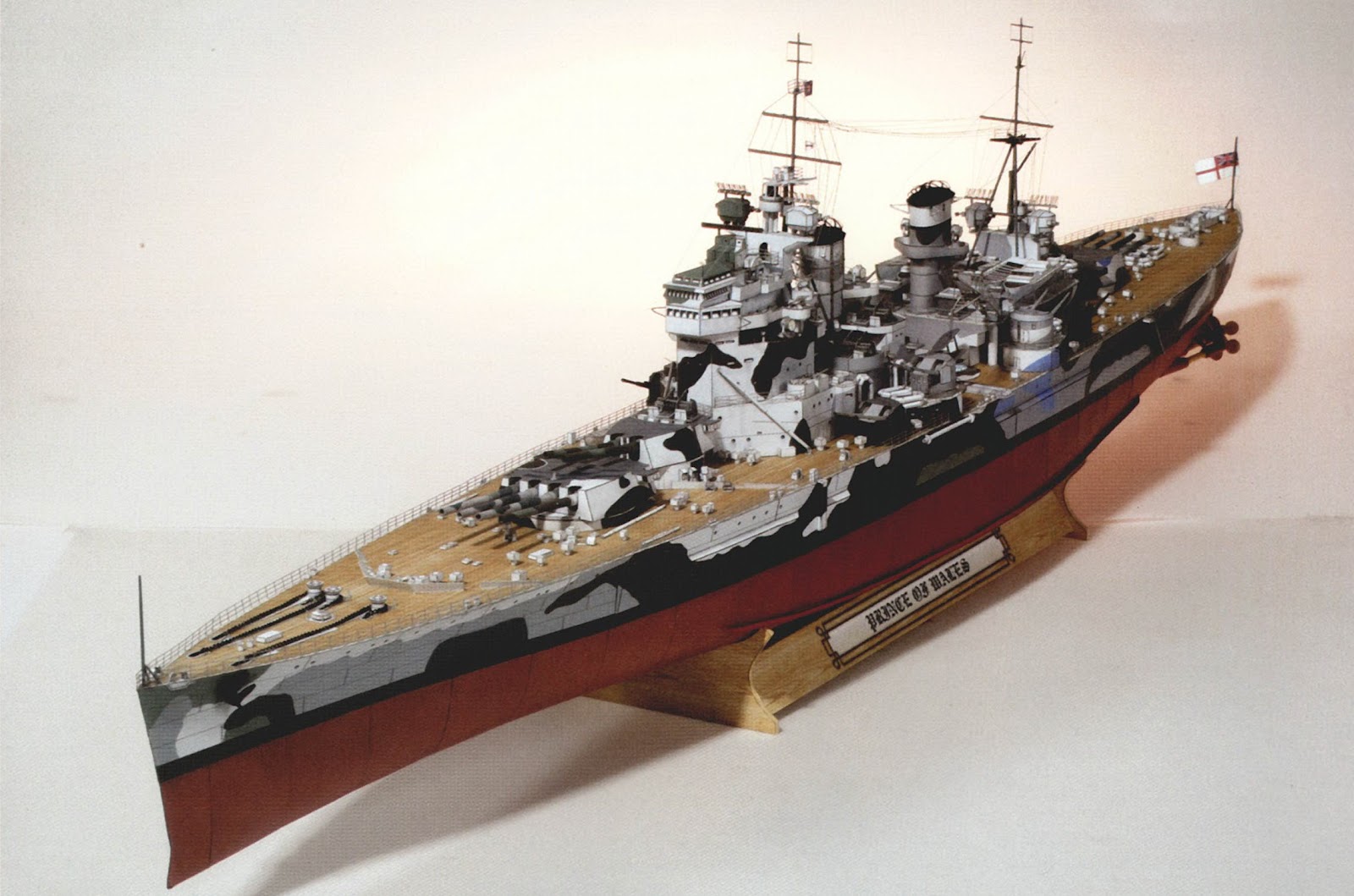 Papermodel Kapal Perang & Lain2: Papercraft HMS Prince Of Wales
