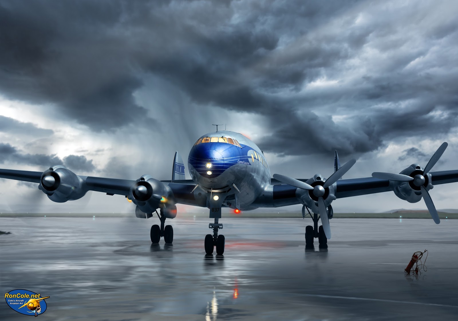 Aviation Art of Ron Cole & Cole's Aircraft: Pan American Airlines in ...