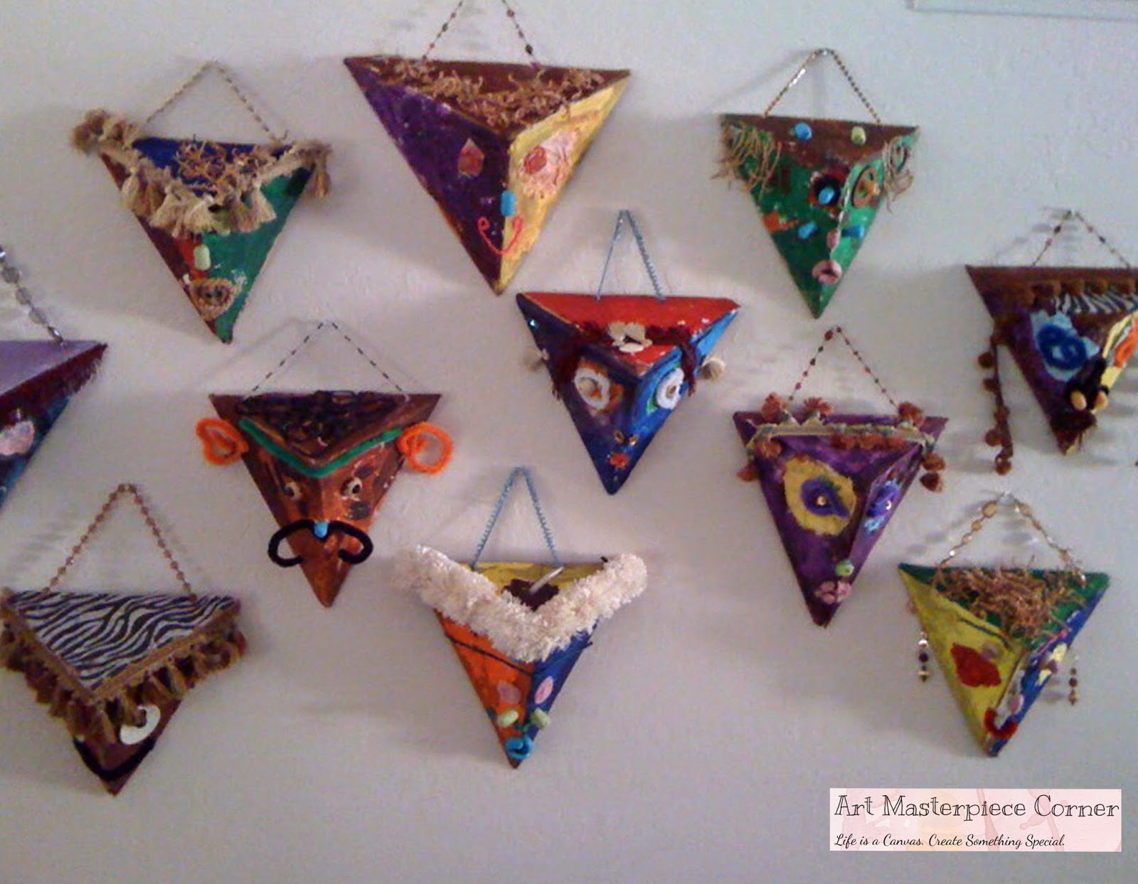 Art Masterpiece Corner: Upcycled Picasso Masks