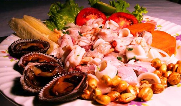 "El Mana": Ceviche de Conchas Negras