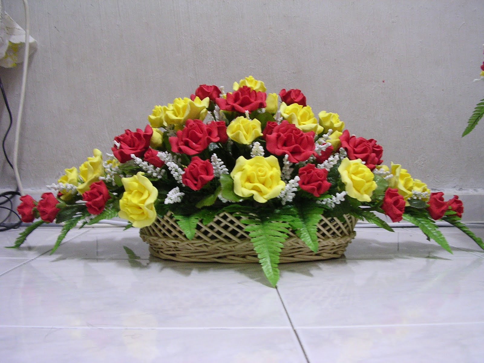 Bunga Sabun Collection: Gubahan bakul lonjong