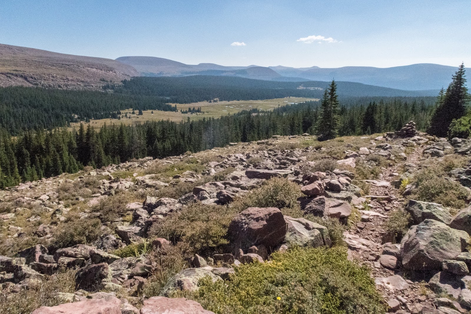 Eric's Hikes: Uinta Highline Trail Day 4 Chepeta Lake to Bowden Lake