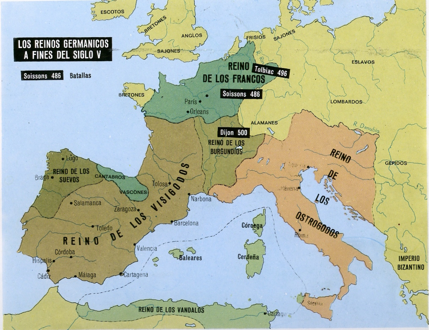 Ciencias Sociales 2º de ESO: EVOLUCIÓN TERRITORIAL DEL IMPERIO CAROLINGIO
