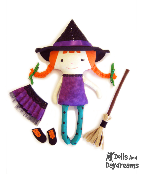 * Dolls And Daydreams - Doll And Softie PDF Sewing Patterns: Halloween ...