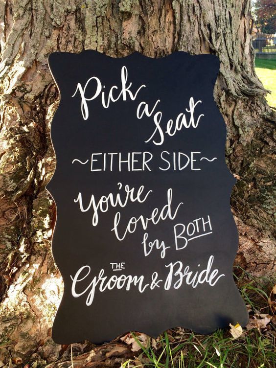 41 Insanely Cute Wedding Sign Ideas To Steal / geeks fashion