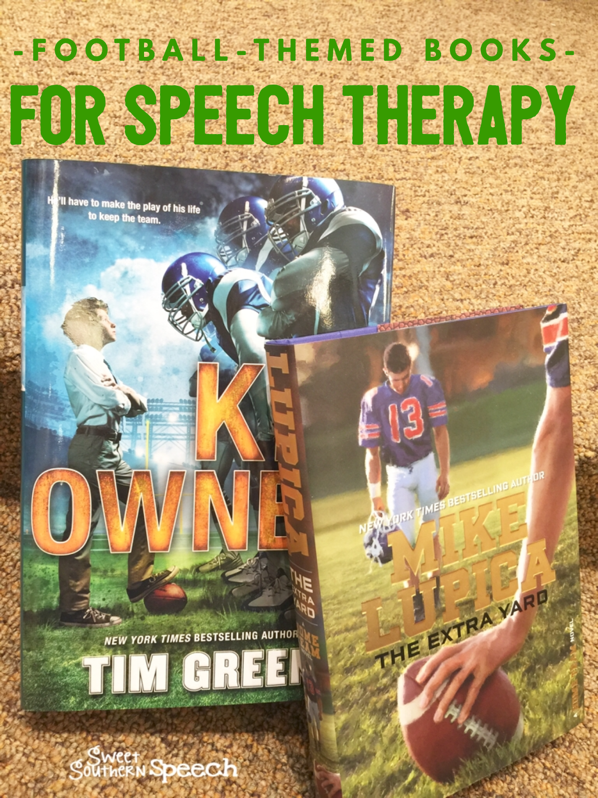 Football Fun In Speech Therapy - Sweet Southern Speech