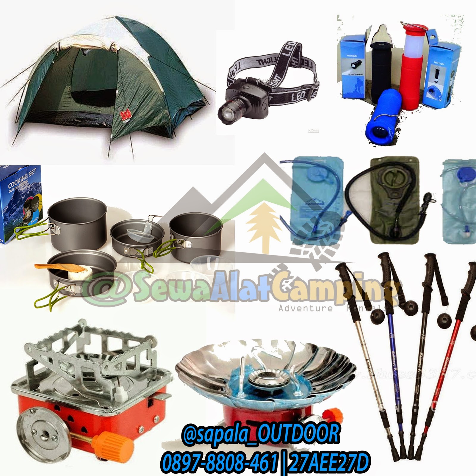 Sewa alat camping | di Jakarta: BARANG YANG DISEWAKAN
