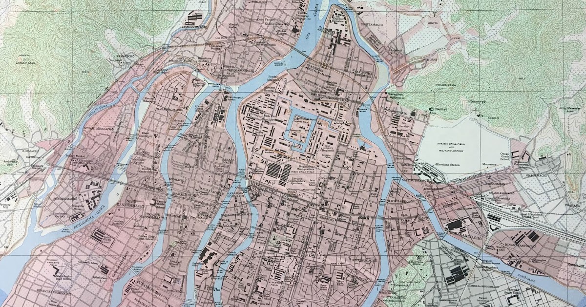 GIS Research and Map Collection: Hiroshima Maps Available from Ball ...
