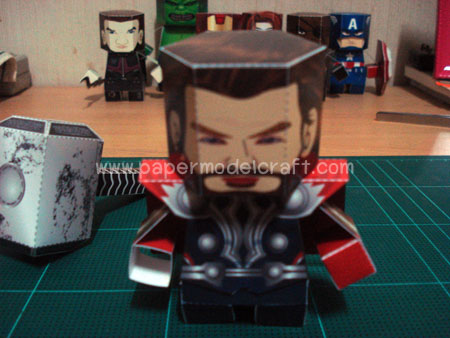 papermodel2u by Petchpaper: Free Paper Model :: The Avengers :: Thor