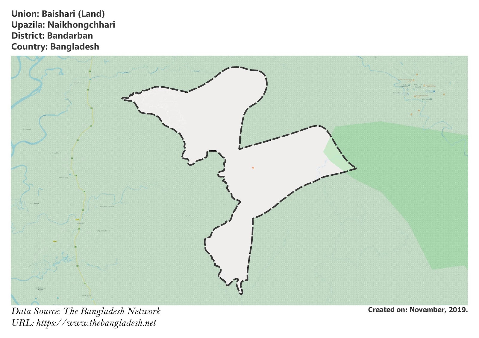 Baishari Union, Bandarban