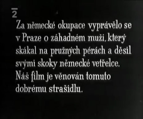 Cinema 4: Cel Bloc: Springman and the SS [The Chimney Sweep; Pérák a SS ...