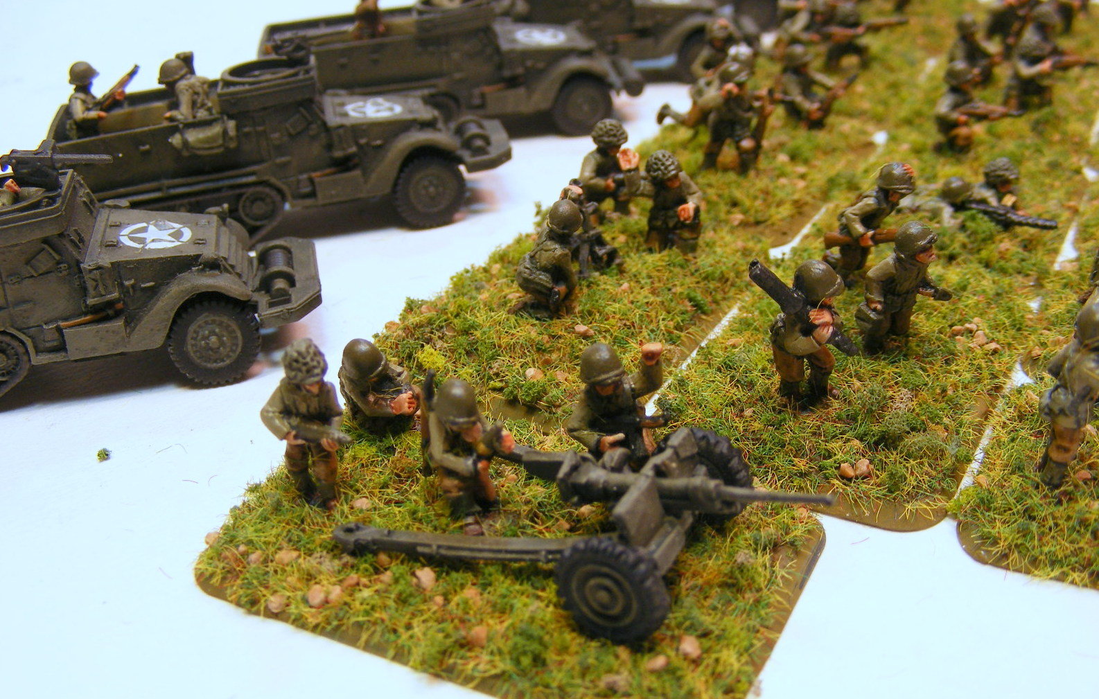 Evil Bob's Miniature Painting: 15mm WWII Americans for Flames of War (FOW)