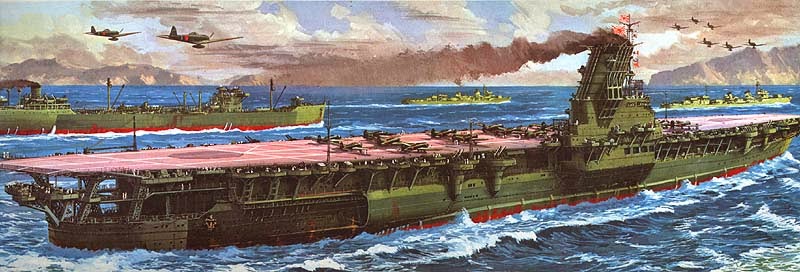 The Japanese Monarchist: IJN Aircraft Carriers Art Part I