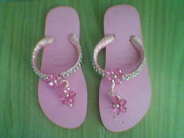 Chinelas decoradas - Imagui