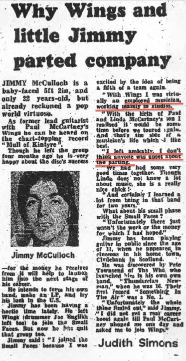 Jimmy McCulloch Fan Japan