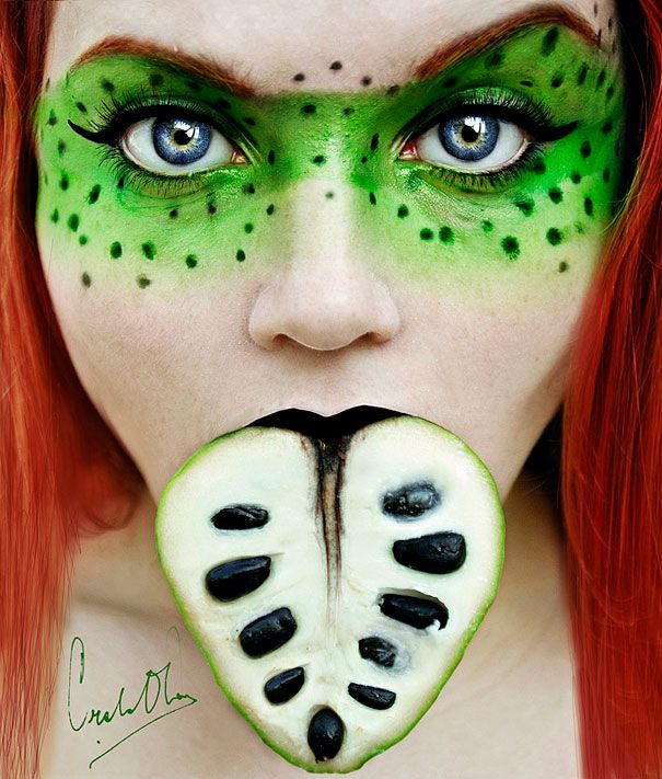 CGfrog: Tutti Fruity Self-Portraits Photography by Cristina Otero