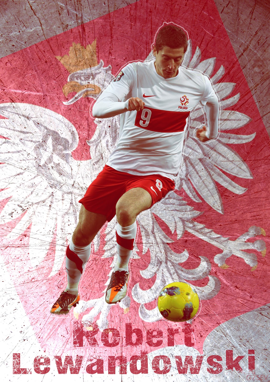 The Designed Mind: Football Graphic - Robert Lewandowski