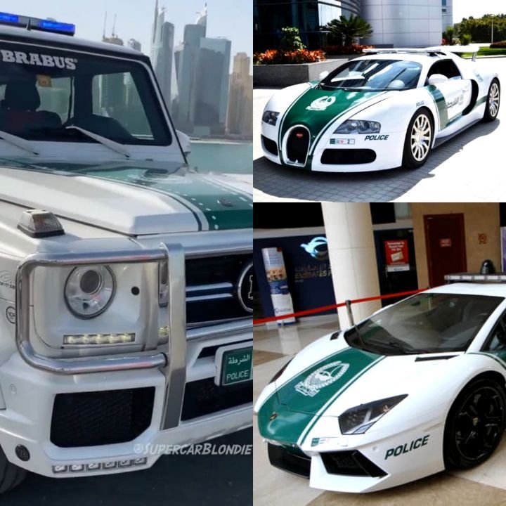 Dubai Police Flaunt Their Exotic Cars