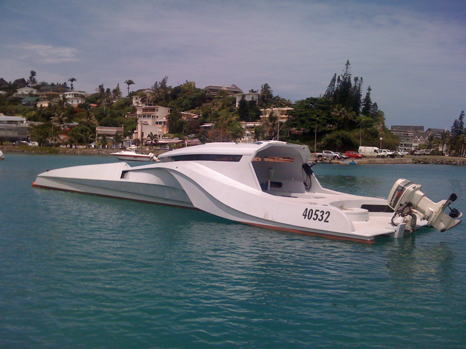 Trimaran powerboat design ~ Building houdini sailboat