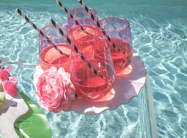 Summer Flamingo Pool Party Bar with Pier 1 | Celebration Stylist ...