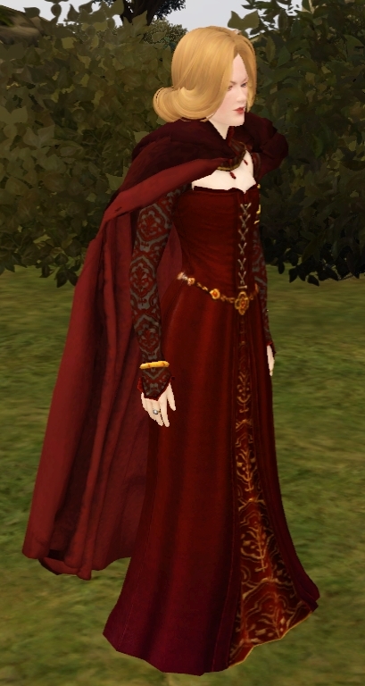 Загрузки для Sims Medieval : Cloak with hood down by Natalia Auditore ...