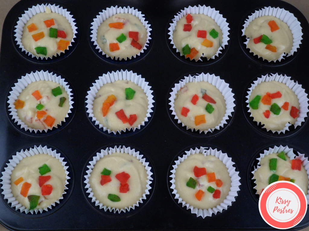 Kissy Postres: Cupcakes de vainilla con fruta confitada