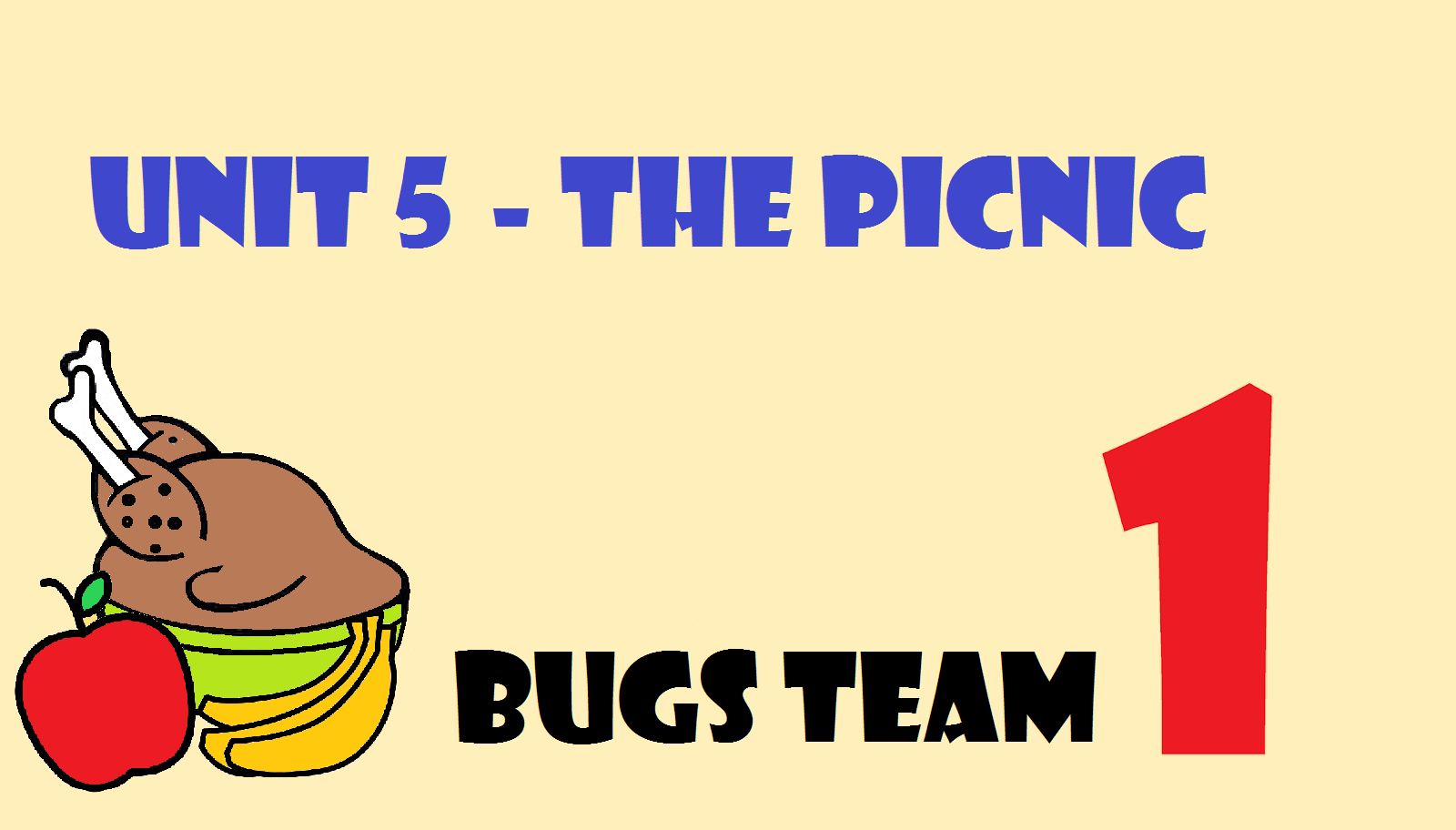 moje pomysły jak ...: Bugs Team 1 - Set 4