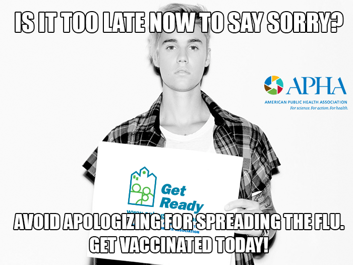 Get Ready: Flu is here, and it’s widespread. Get vaccinated.