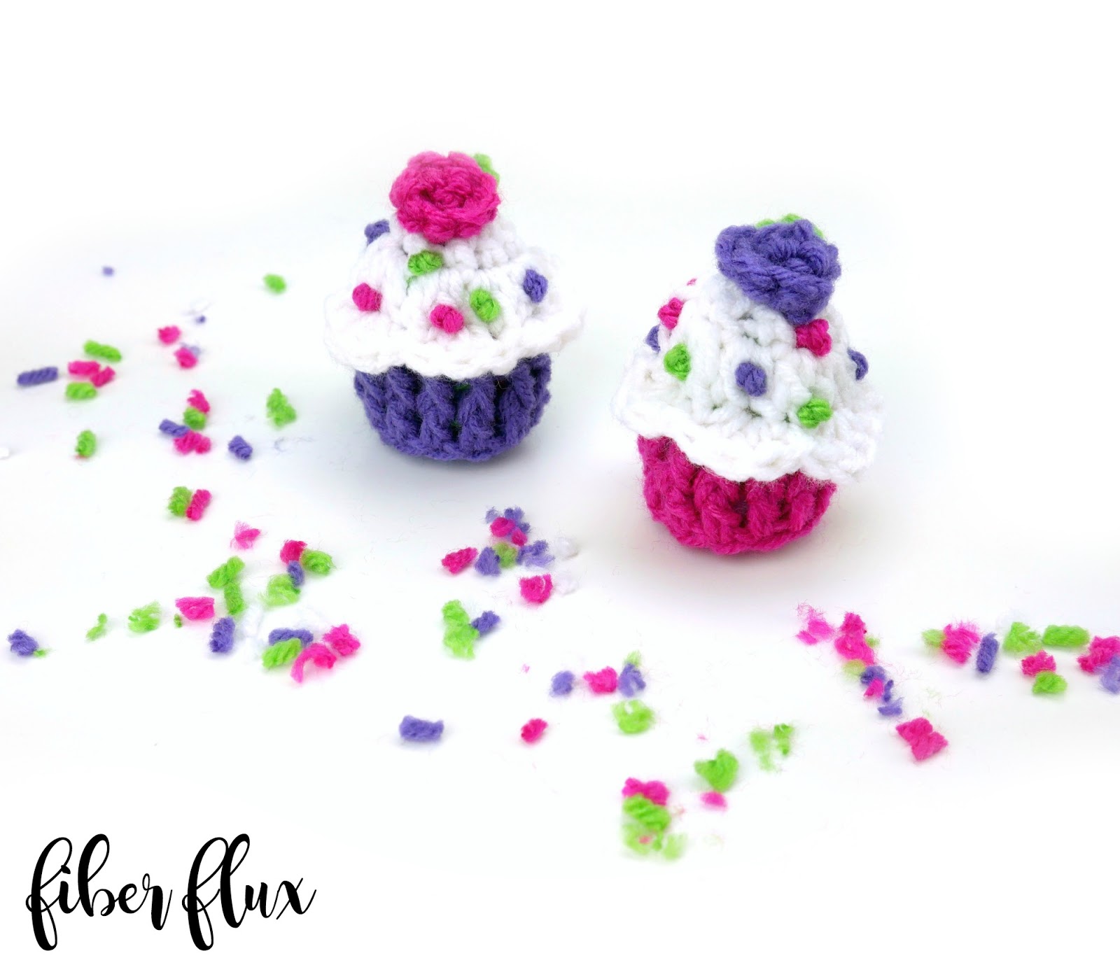 Fiber Flux: Free Crochet Pattern...Celebration Cupcake!