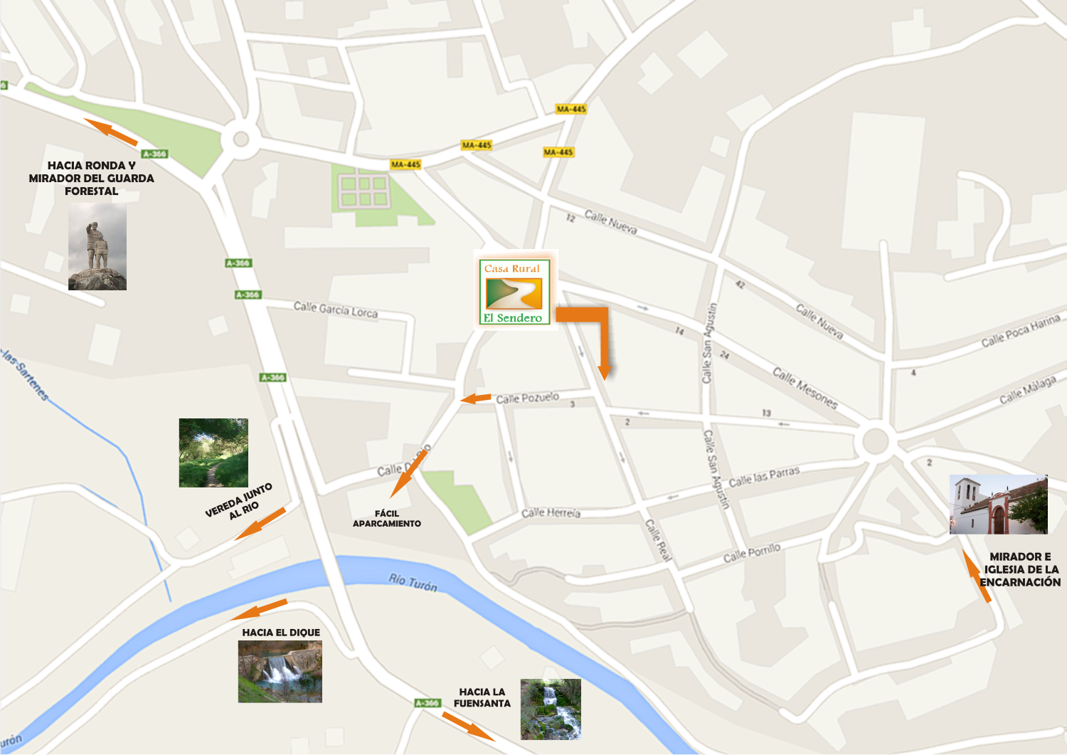 CASA EL SENDERO en El Burgo (Málaga) VTAR/MA/1030 : ¿QUÉ VISITO en El ...