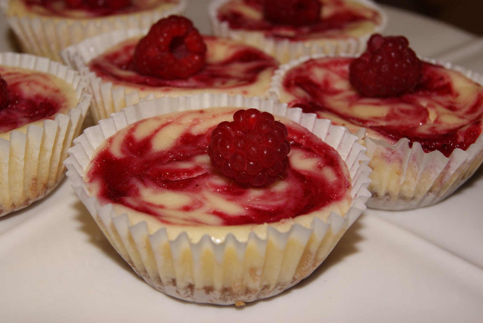Being Inspired: Day 28 - Raspberry Swirl Cheesecake Cupcakes