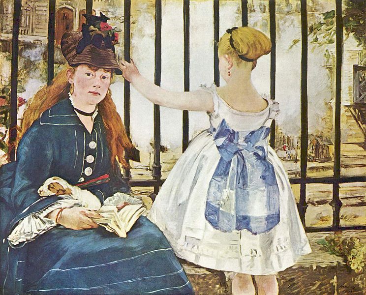 Le Muse : MANET, Edouard (Paris, 1832 - 1883): La ferrovia, 1872-73 ...