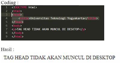 Penjelasan Tentang Struktur HTML dan Tag HTML Beserta Contoh dan ...
