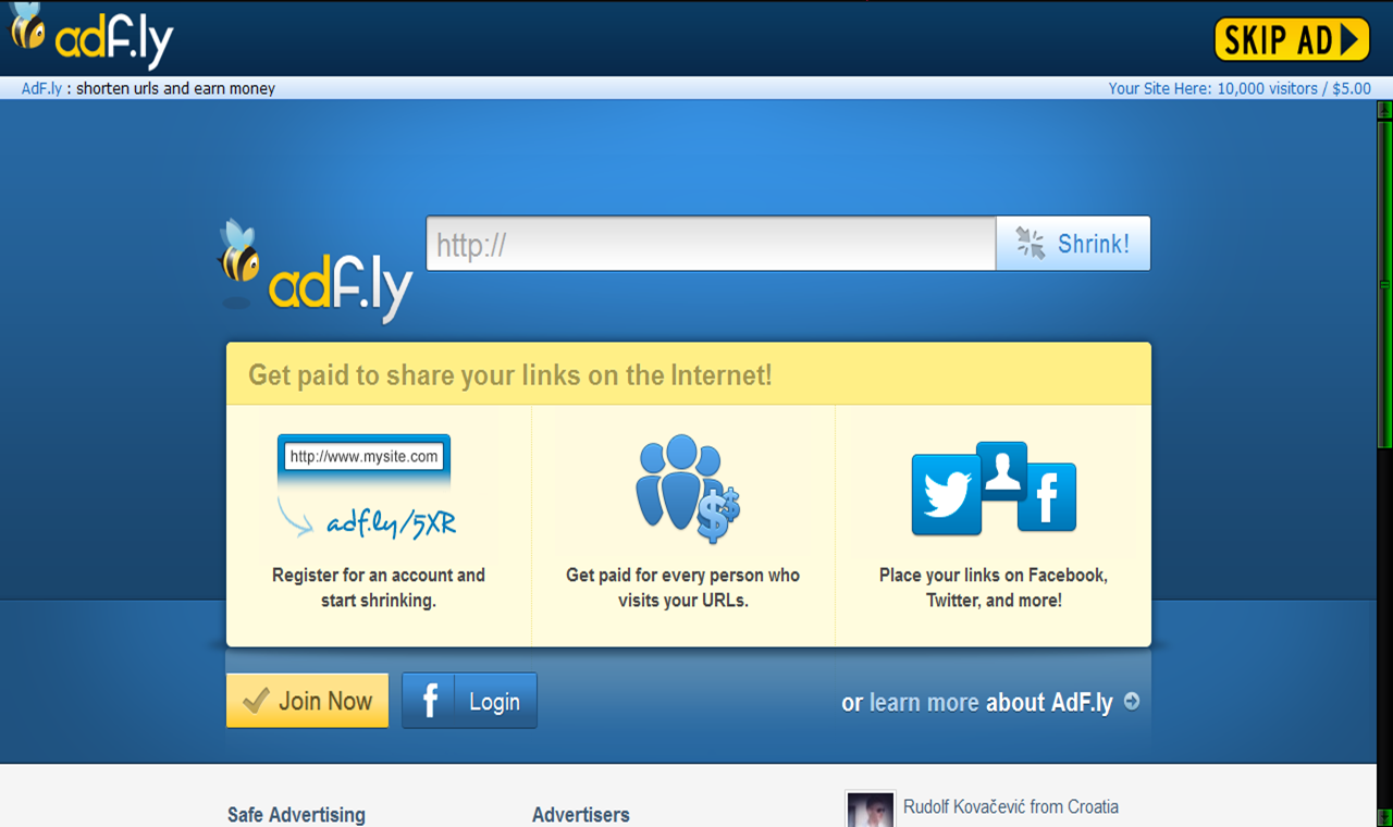 Cara Download via adf.ly